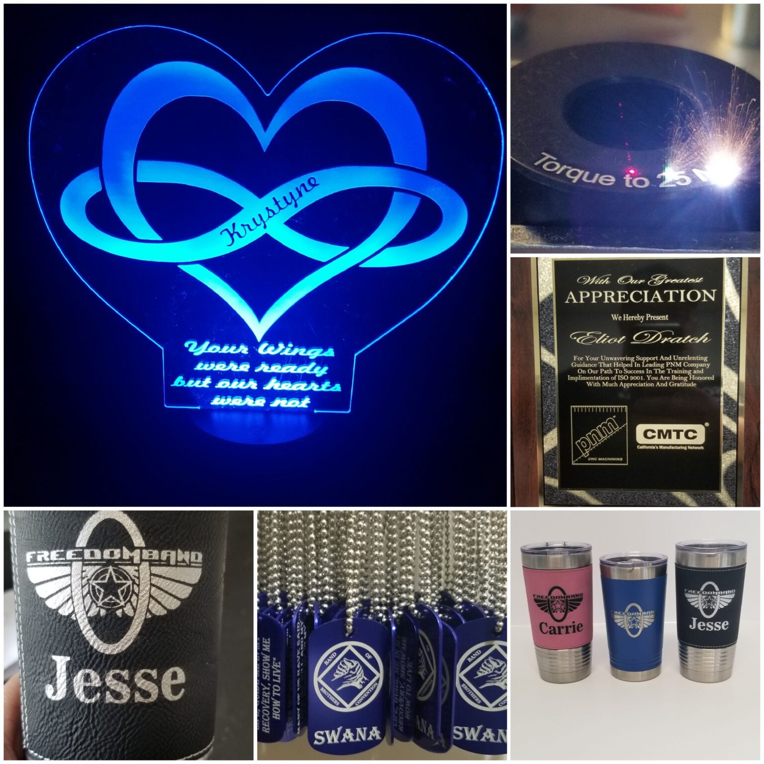 Pro Laser Graphics: Laser, Vinyl, Embroidery based in Fresno Calif ...